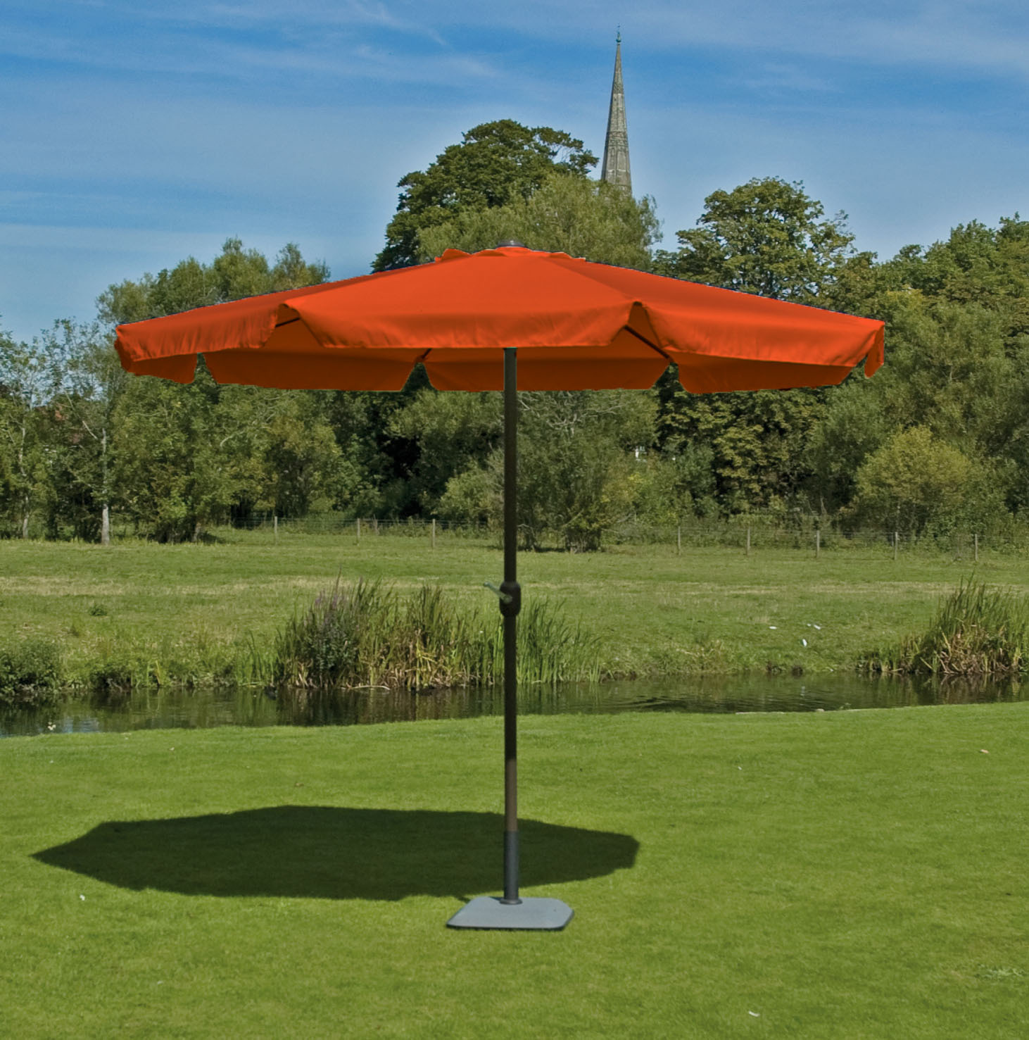 parasol in terracotta